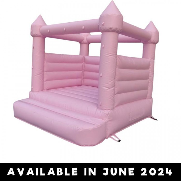 8x8 Luxe Mini Pink Bounce House - Prop House Party Decatur GA